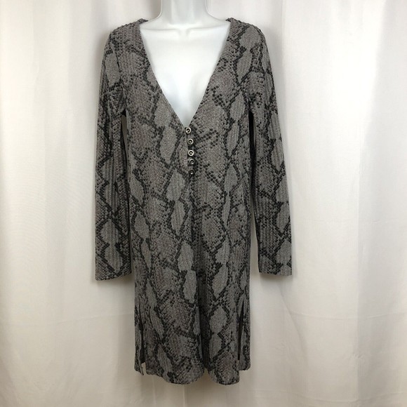 Daytrip | Sweaters | Day Trip Daytrip Snake Reptile Print Small Long ...